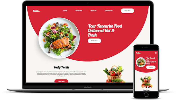 Covert your psd to website by Hakymz | Fiverr