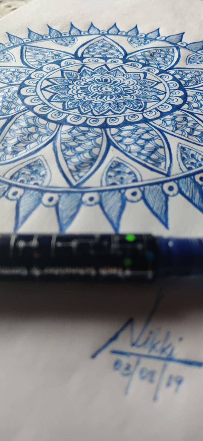 Do the magic design of never ending life the mandala art by Nikhilaaa ...