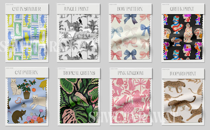 Create clothing textile seamless patterns and print designs by ...