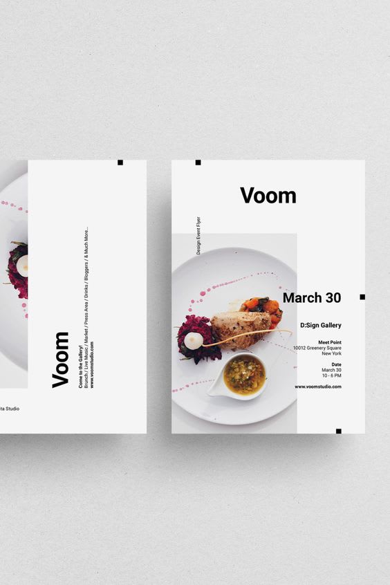 Create a beautiful minimal design flyer by Alicesoncina | Fiverr
