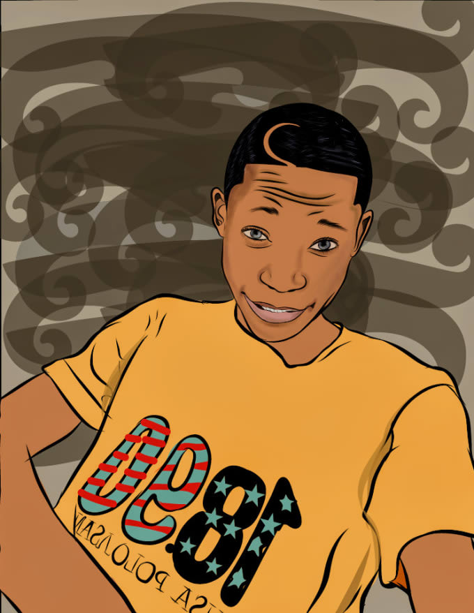 Draw a realistic cartoon based on your photo by Earlnii | Fiverr