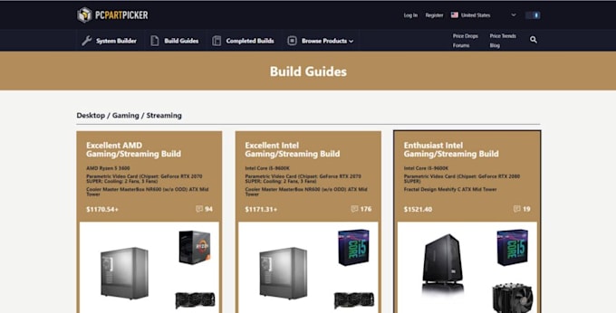 Create a build list for your desired pc setup by Joshua_garduno | Fiverr