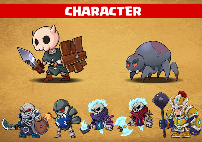 Design you unique game concept characters by Anh_ct | Fiverr