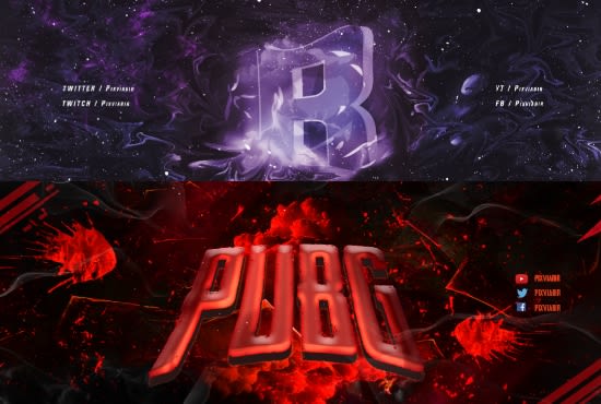 Design epic gaming header for your social media by Si9000 | Fiverr