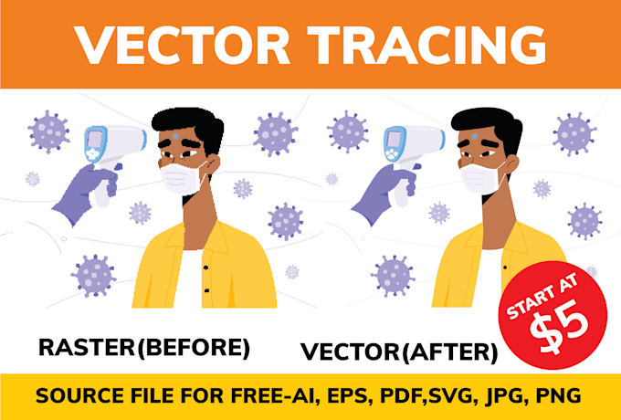 Redraw, vector tracing, raster logo, image to vector by Hareeshkl | Fiverr Redraw, vector tracing, raster logo, image to vector by Hareeshkl | Fiverr
