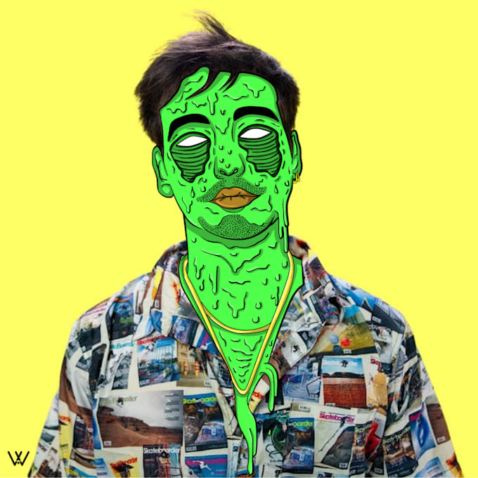Draw grime art with your photo by Willigator | Fiverr