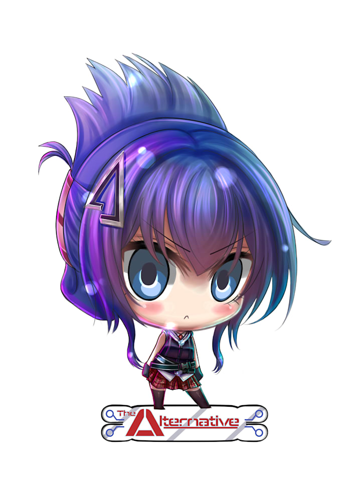Draw character in chibi or sd version by Breezy_echo | Fiverr
