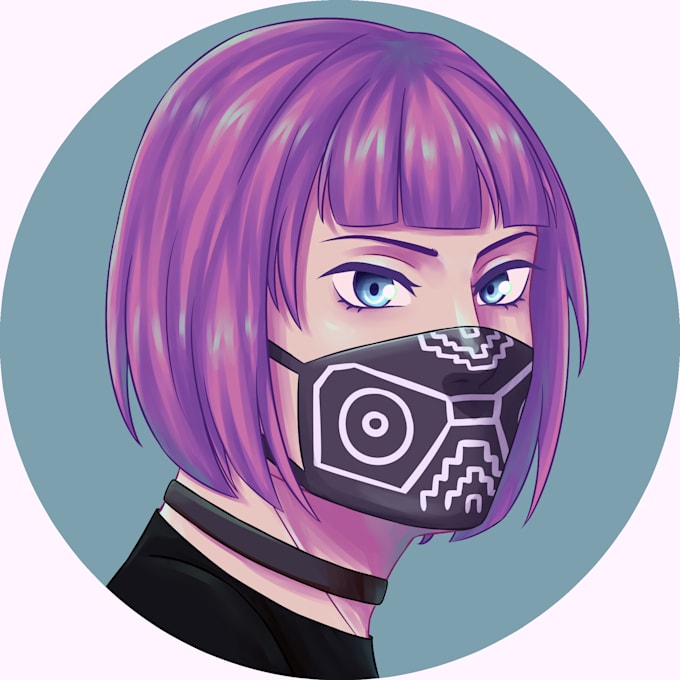 Draw you an anime style profile picture by Aobaasaan | Fiverr