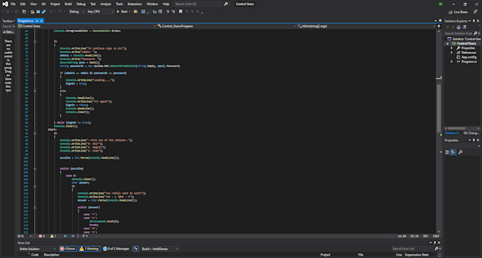 Develop a console application in c sharp by Joaovianaa | Fiverr