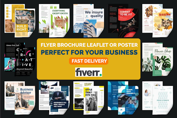 Design a5 a4 a3 flyer brochure leaflet or poster by Jawad7676 | Fiverr