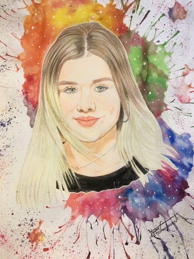 Draw a professional portrait for you by hand by Smogen | Fiverr