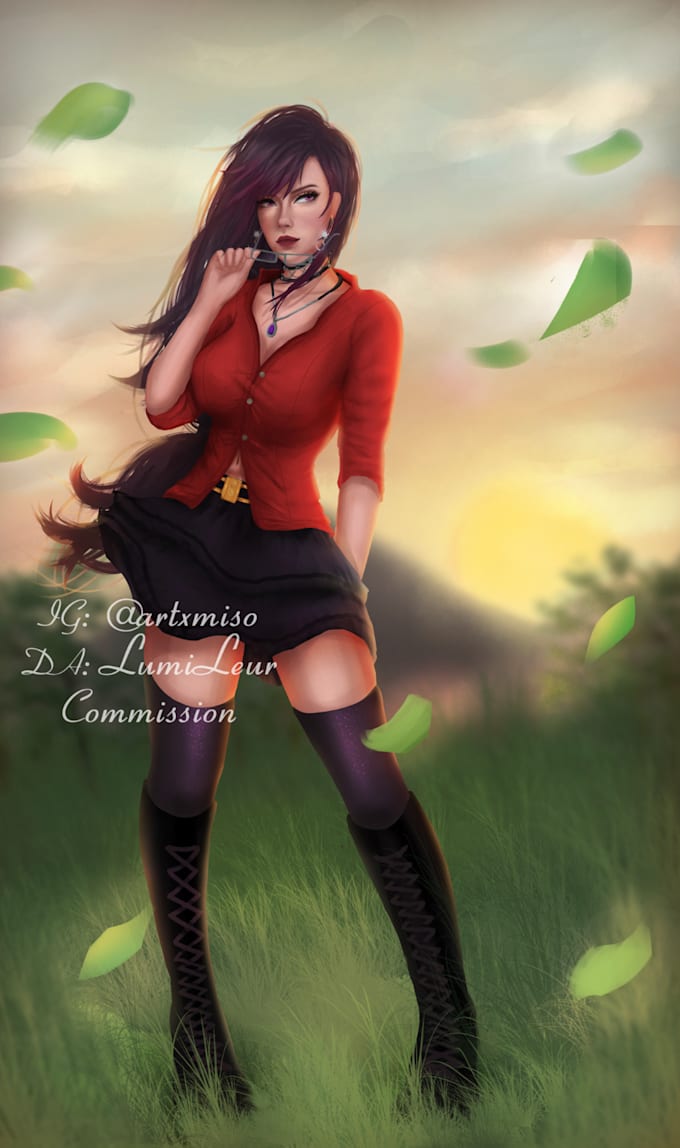 Paint semi realistic illustrations by Misoart | Fiverr