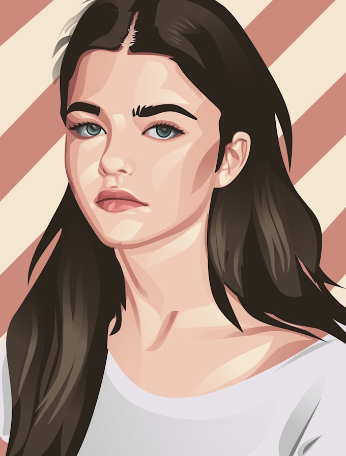 Draw awesome vector cartoon portrait of you by Jhovankaar | Fiverr