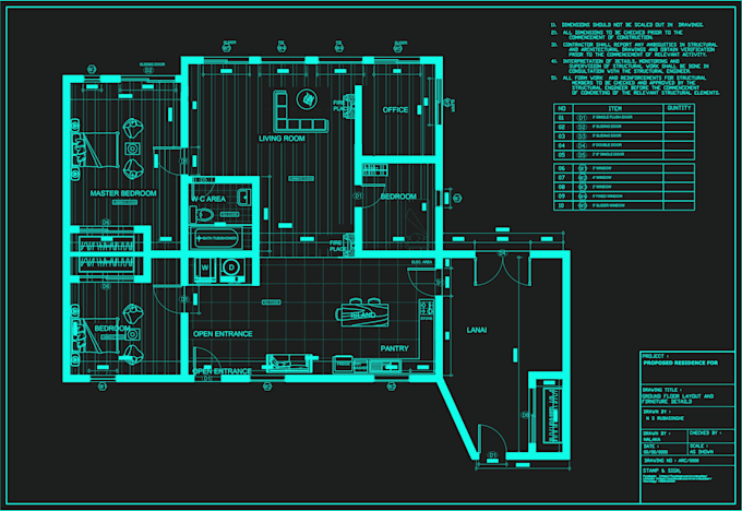 Make a perfect 2d designs for your project including floor plans and ...