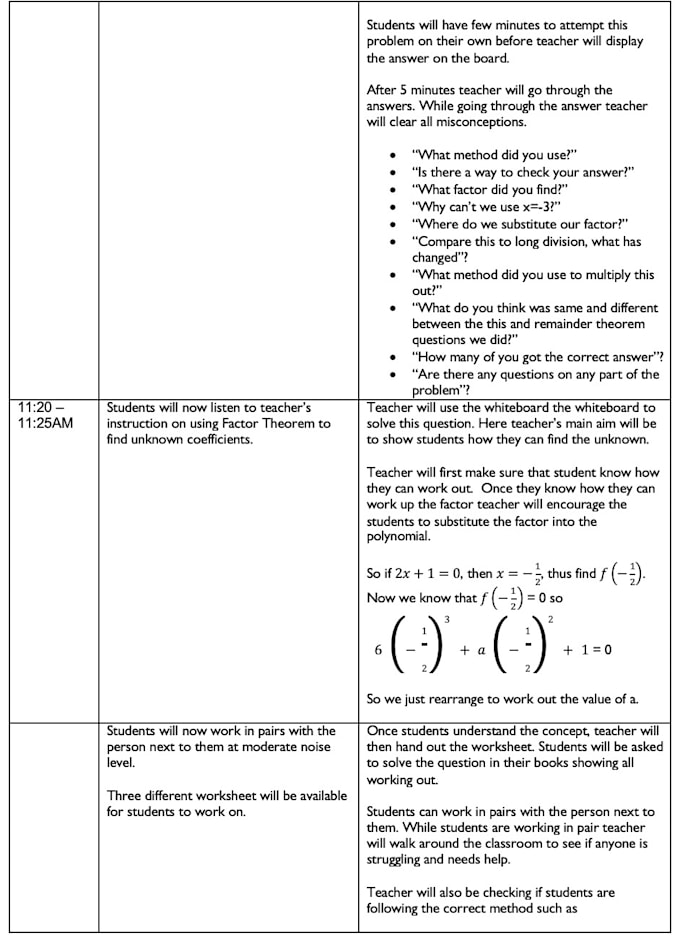 Make primary ks3 and gcse lesson plans for you by Anumliaquet | Fiverr