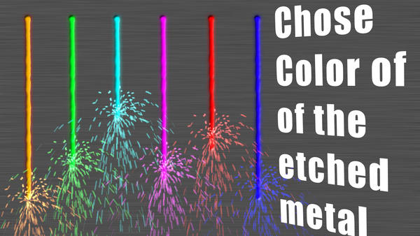 Create this incredible laser etching effect / intro with your text ...