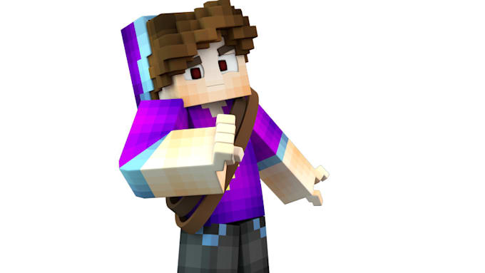 Minecraft 3d characters in x64 by Iron32 | Fiverr