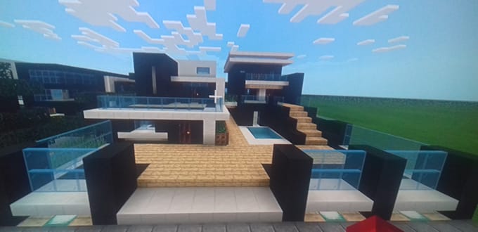 Build you a house in minecraft bedrock edition by Bestgamer06620