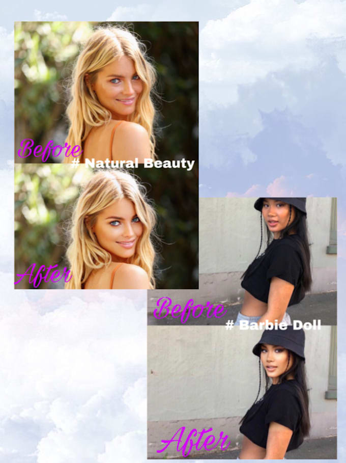 Beauty edits for social media by Emmyvox | Fiverr