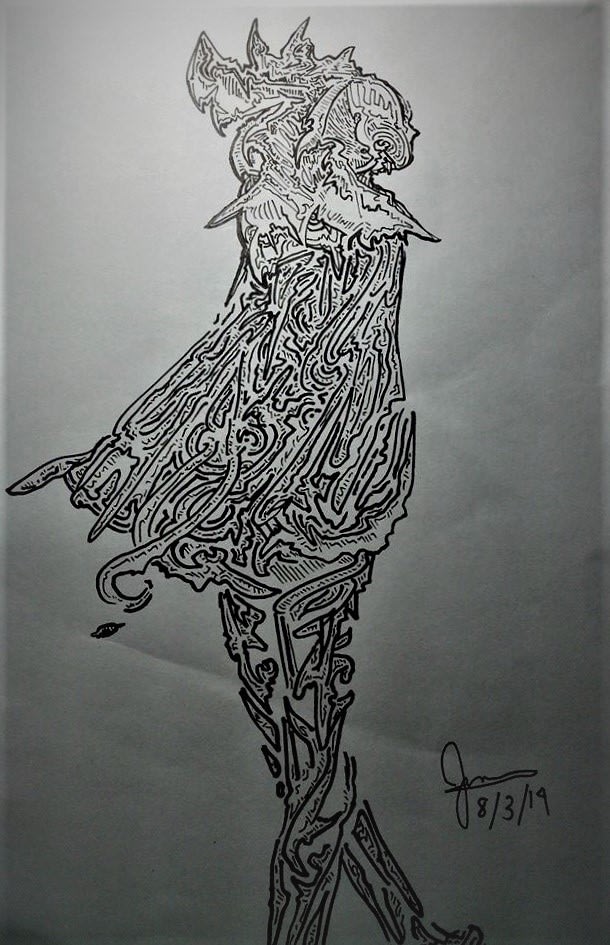 Draw and illustrate beautiful ink artwork or sketches by Gelodevs | Fiverr