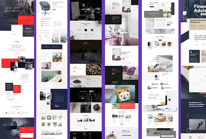 Design and develop high fidelity ui ux custom website by Michael ...