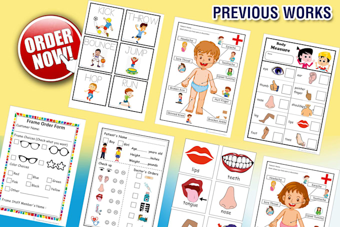 Design preschool or kindergarten worksheets for kids by Waasu86