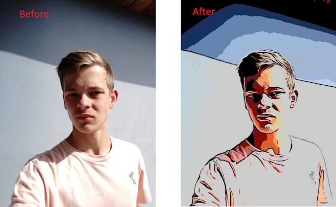 Transform your photo into a comicart drawing by Martinwaldmann | Fiverr