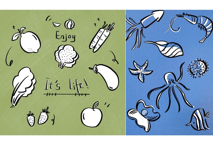 Do doodle vector illustration for you by Kaylaq | Fiverr