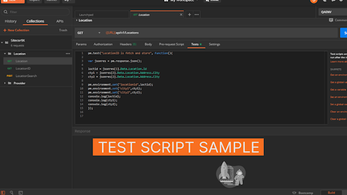 Help to design postman api test with newman integration by ...