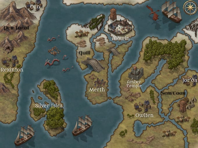 Create a world map for your rpg tabletop game by Darienlombardo8 | Fiverr