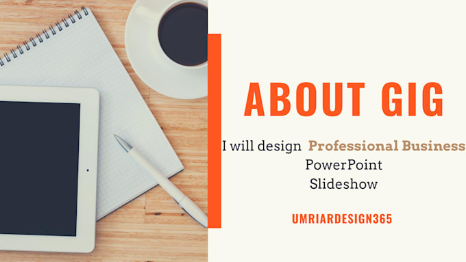 Work presentation design and powerpoint slides by Umairdesign365 | Fiverr
