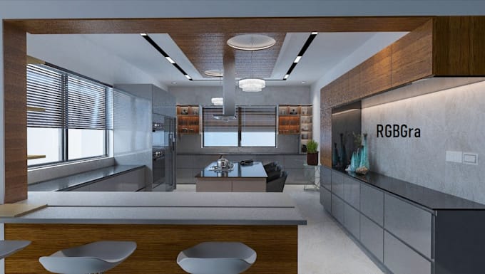 Give you realistic and detailed interior design by Rgbgraphics | Fiverr
