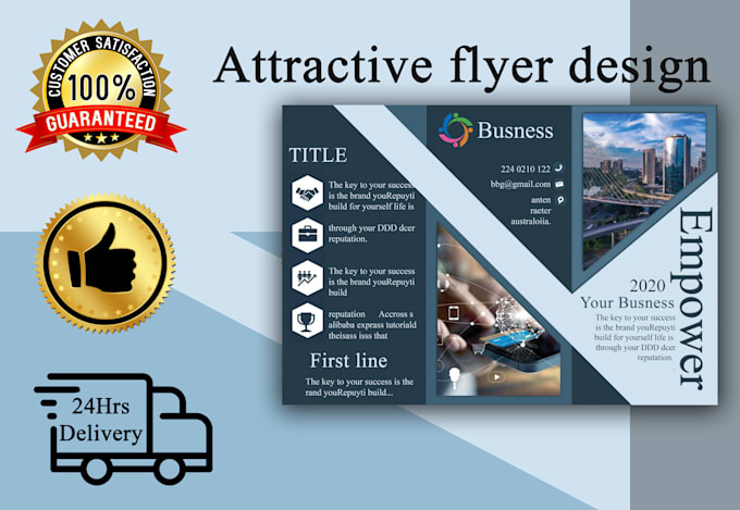 Create high quality vip flyer design and brochures by Sdflyers | Fiverr