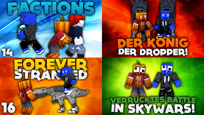 Create unique and flashy youtube thumbnails by Haubna | Fiverr