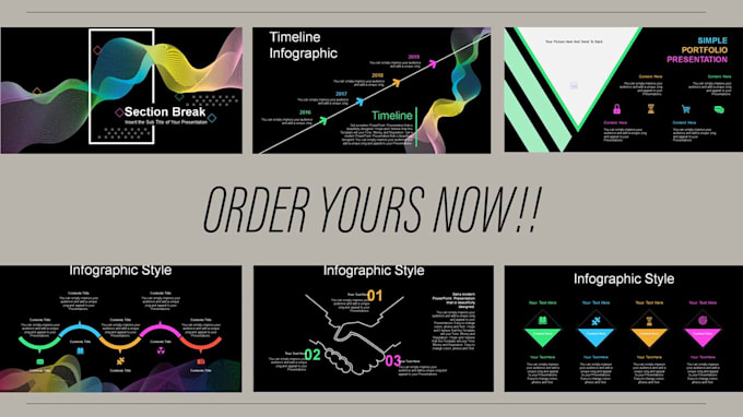 Design a minimalist, creative, modern powerpoint by Berthaandrea | Fiverr