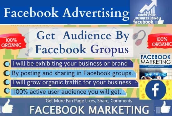 Promote and advertise business, on facebook groups by Freelanceferdou ...