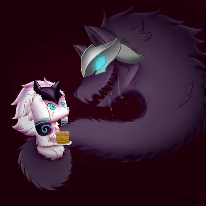 Design a drawing with a mascot or your oc by Nyashiro | Fiverr