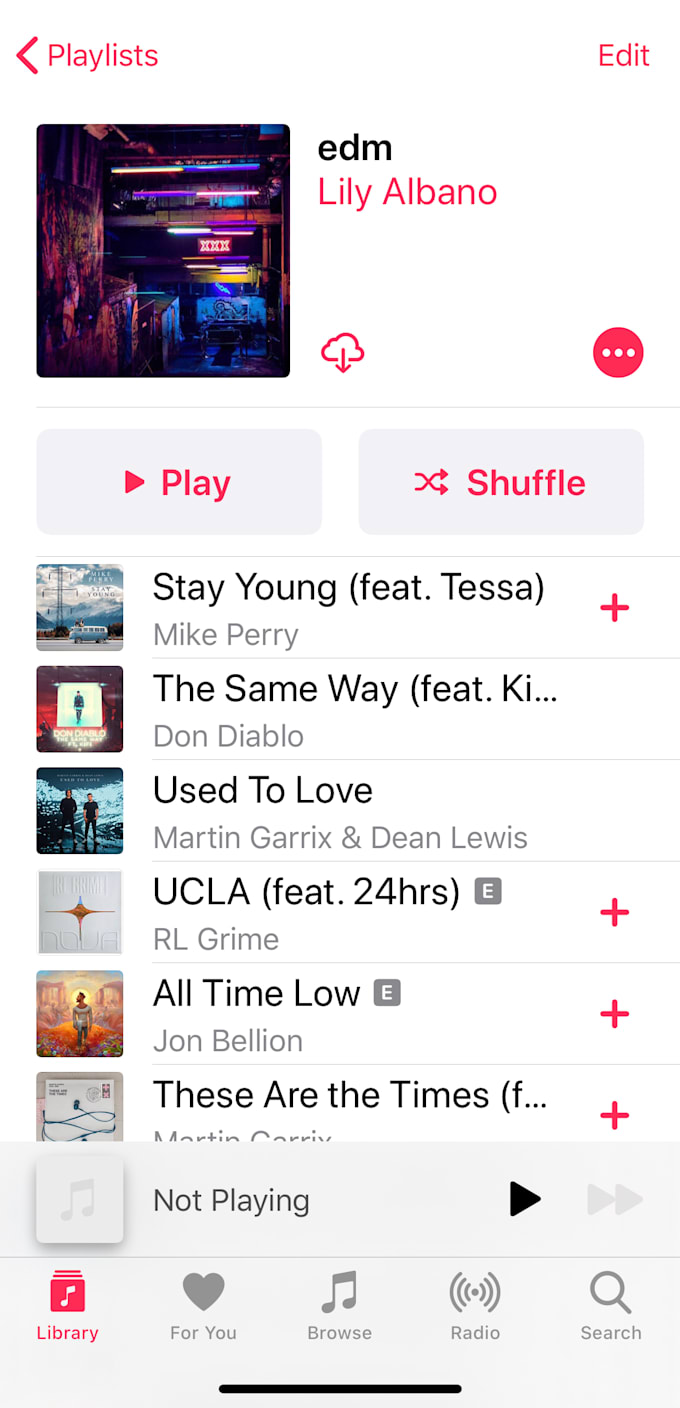 Create a personalized playlist spotify and apple music only by ...