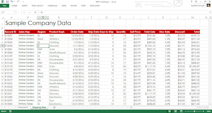 Create custom excel spreadsheet with formulas and macros by Korshed_ahmed | Fiverr