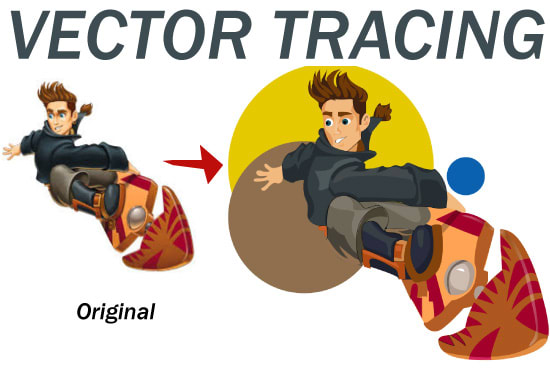 Vector trace your image into high quality vector by Kinza_amj | Fiverr