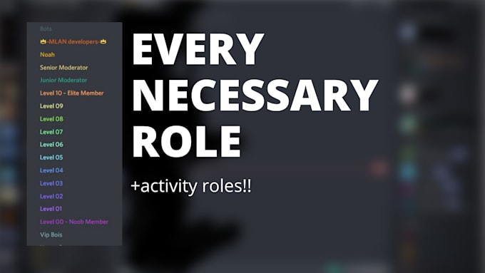 Make a professional looking discord server for you by Darkmodestudio ...