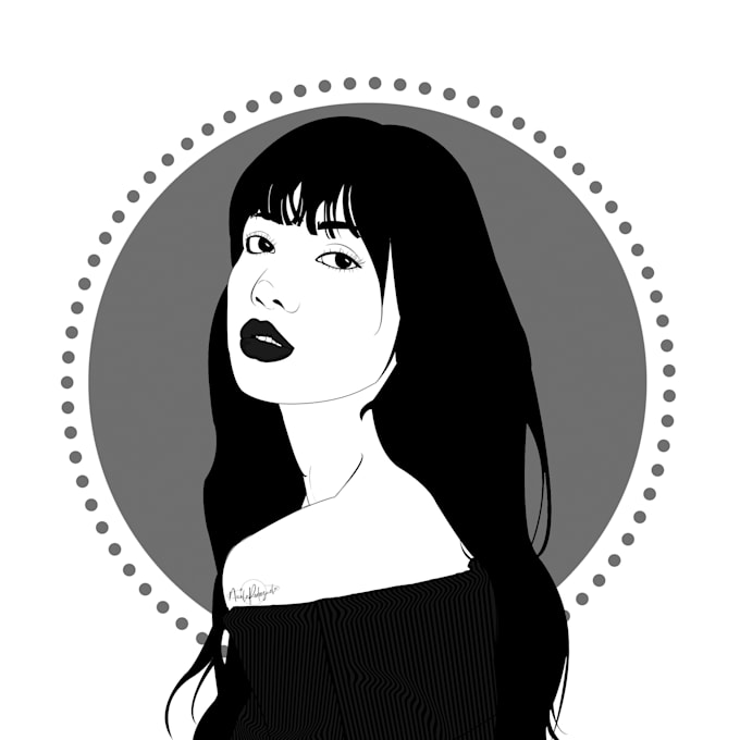 Draw a vector line art out of your photo by Jksnicole | Fiverr
