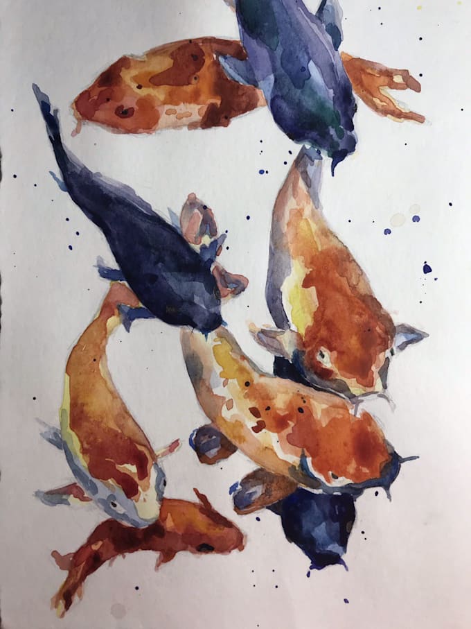 Draw illustrations in ugly style with watercolors by Limedii | Fiverr