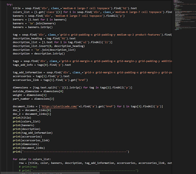 Do web scrapping, crawling using python by Usmanabbas77 | Fiverr