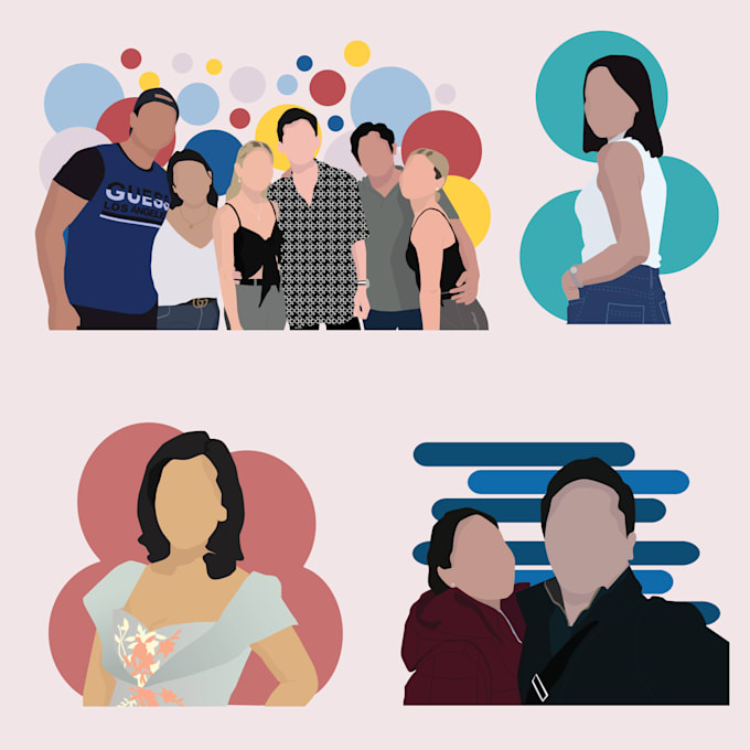 Make you your personalized vector art by Camillepile | Fiverr