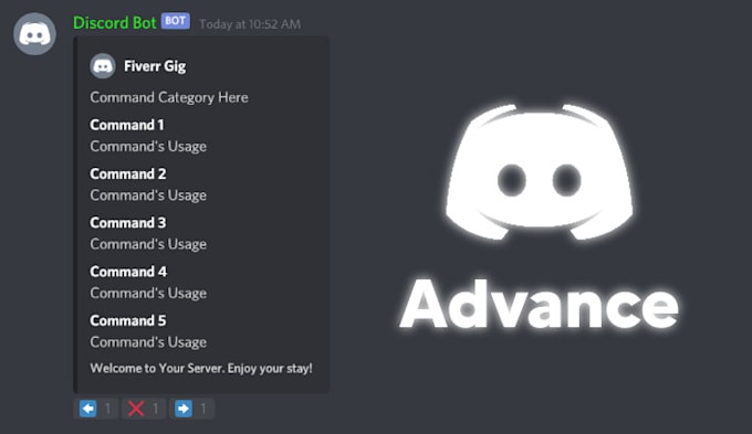 Code a discord bot in javascript by Hyp3r0001 | Fiverr