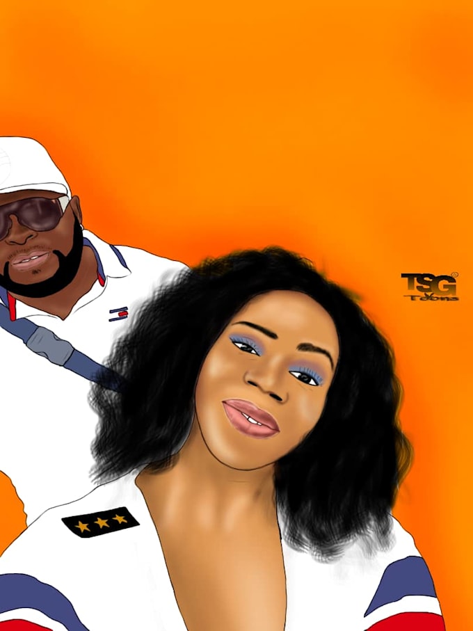 Draw an avatar portrait cartoon in 24 hours by Tsgdigitalart | Fiverr