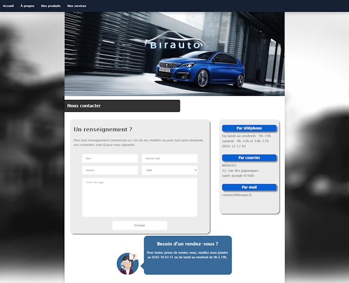 Create your website in html css and php by Andrea_bigot | Fiverr
