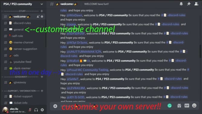 Create an amazing discord server for you by Alex_discord | Fiverr