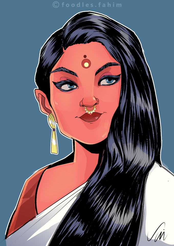 Draw amazing portraits in 24 hours by Fahimintesar | Fiverr